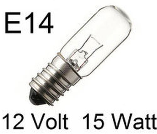 Light bulb E14, 12V/15W / 1 kpl. - Siilin Caravan verkkokauppa