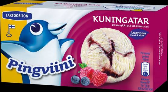 Pingviini 1 L. kuningatar LAKTOOSITON kermajäätelö - Siilin Caravan ...