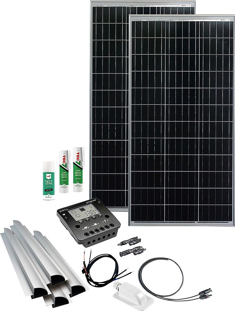 Solar powered system Phaesun 240 W12V Caravan Kit Base Camp Perfect ...